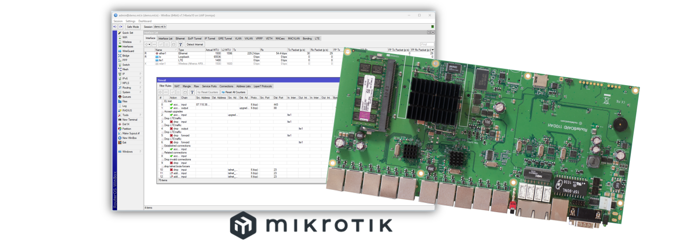 Mikrotik RouterOS operacijski sistem